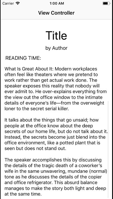 Ios Uitextview Inside Uiscrollview Does Not Display Long Text Stack