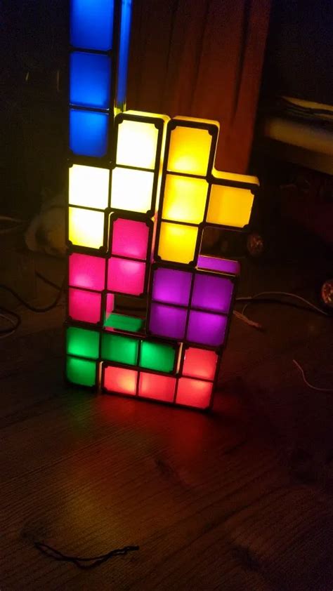 LED Lighting Tetris Nightlamp Life Changing Products