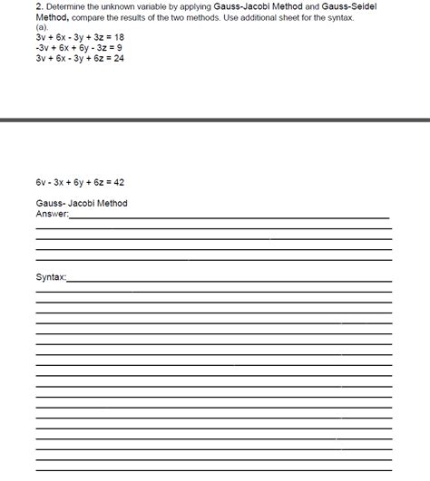 Solved Determine The Unknown Variable By Applying Chegg
