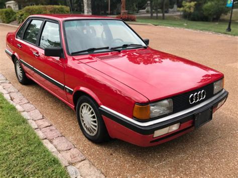 Seeing Red 1987 Audi Cs 4000 Quattro Barn Finds
