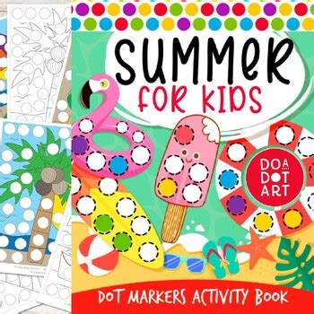 PRINTABLE SUMMER DOT MARKER COLORING PAGES SUMMER DO A DOT PRINTABLE