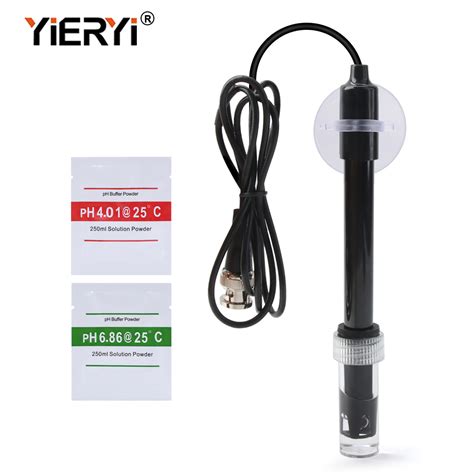 Yieryi Ph Electrode Probe Ph Replacement Probe Ph Meter Potential Test Bnc Q9 Connector Aquarium