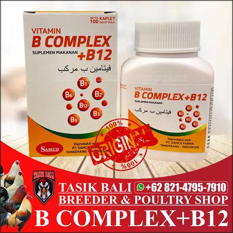 Vitamin B Complex B12 Lazada Indonesia