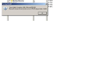 Error Using Prompt In Universe Webintelligence Businessobjects Board