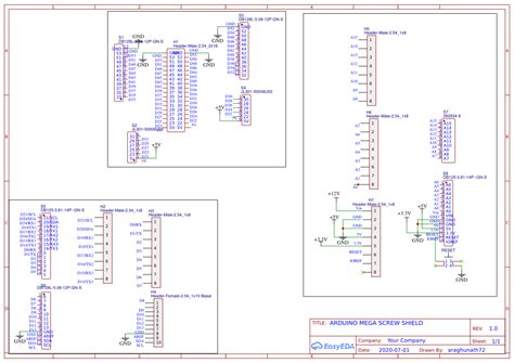 Arduino Mega Breakout OSHWLab