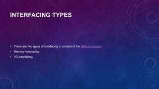 Memory Interfacing PPTX Computer Peripherals Computing