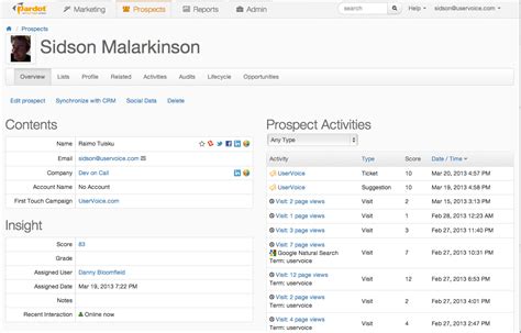 Pardot Vs Salesforce Comparison Chart