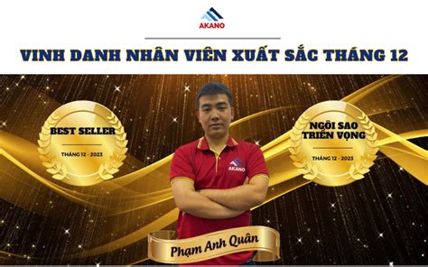 Akano vinh danh nhân viên xuất sắc tháng Akano