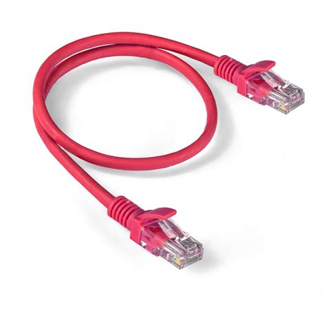 Patch Cord ExeGate UTP RJ45 RJ45 5e 0 5M LSZH RD