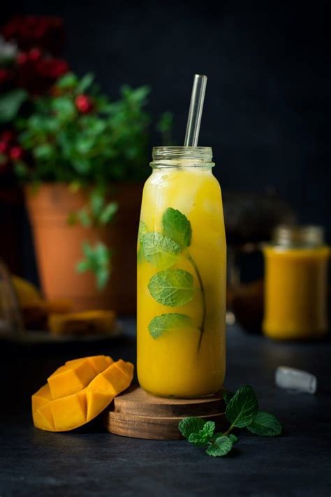 Non Alcoholic Vanilla Mango Shrubs Love Is In My Tummy Recipe