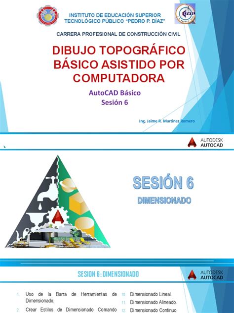 10 Autocad Básico Sesión 6 Pdf Longitud Metrología