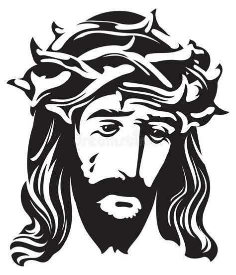 Easter Banner Or Greeting Card With Portrait Of Crying Jesus Stock
