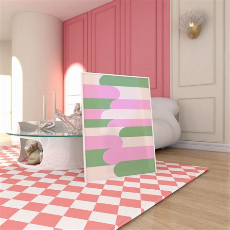 Hanami Dango Aesthetic Wall Art Minimalist And Maximalist Abstract