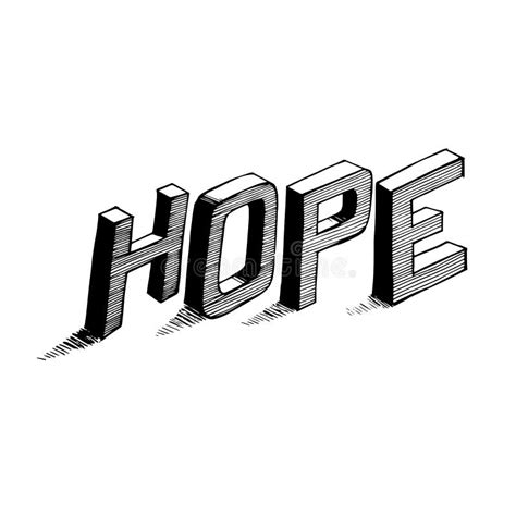 Calligraphy Hope Word Stock Illustrations 1501 Calligraphy Hope Word
