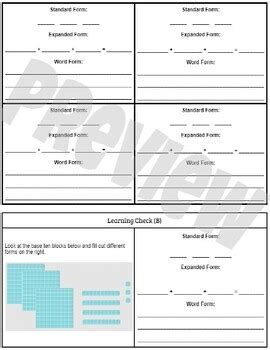 Place Value Game Activity Standard Expanded And Word Form TPT