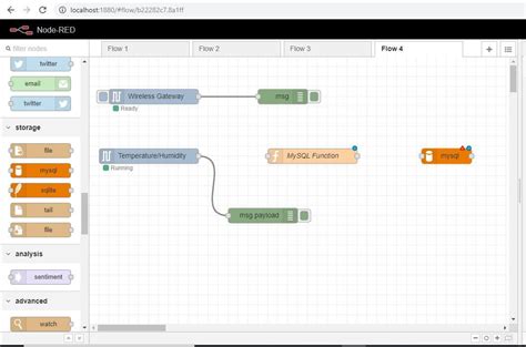 Sending Data Of Wireless Temperature And Humidity Sensor To Mysql By