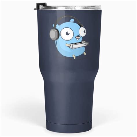 The Golang Mascot Music Tumblers 30 Oz Sold By Liliandvega Sku