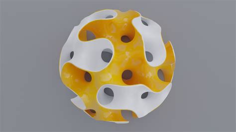 3d Gyroid Elliptical Structure Turbosquid 2339602