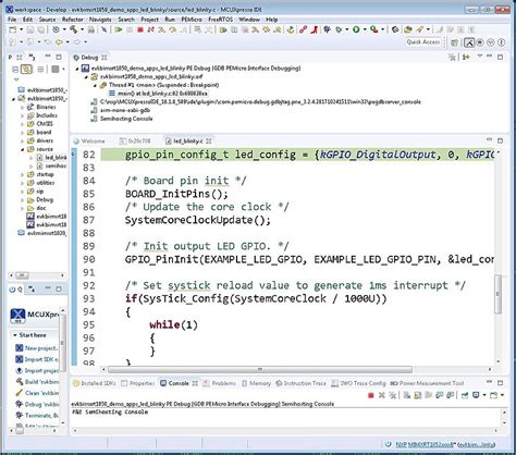 fail debug program with mcuxpresso and evk mimxrt1020 or mimxrt1050 evk