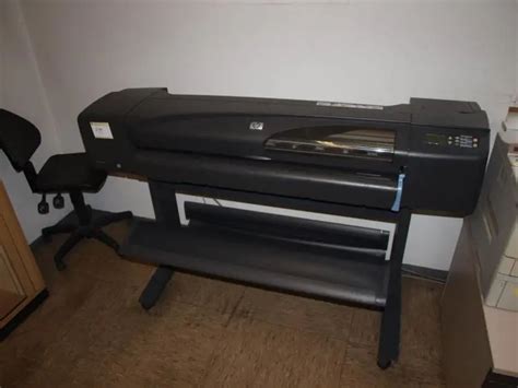 Used Hp Designjet 800 Flatbed Plotter For Sale Auction Premium Netbid Industrial Auctions