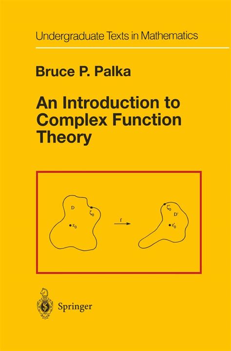 An Introduction To Complex Function Theory Undergraduate Texts In