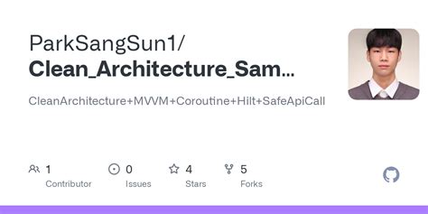 GitHub ParkSangSun Clean Architecture Sample CleanArchitecture MVVM Coroutine Hilt SafeApiCall