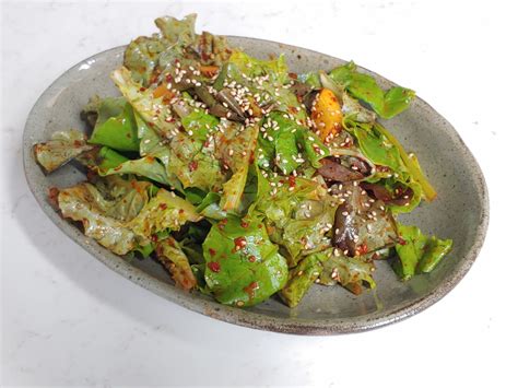 상추 요리 사과 상추겉절이 레시피