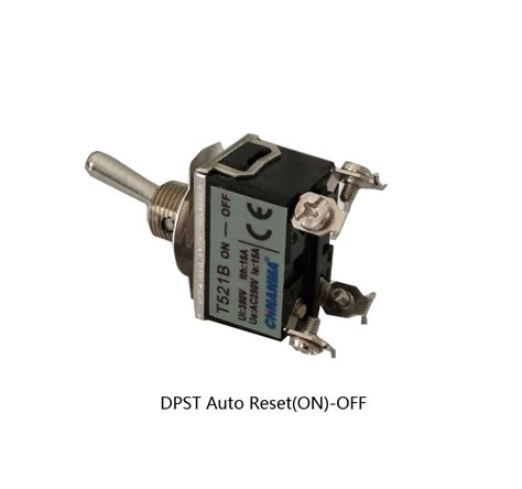 Dpst Auto Reset On Off Toggle Switch Toggle Switch And Electrical Switch