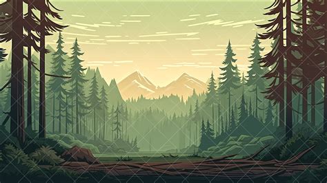 Background Vector Forest 1