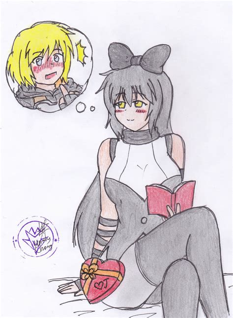 Blake Thinking About Her Favorite Blond Rwby Know Your Meme