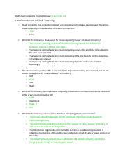 Answer Cloud Computing Quiz Pdf HCIA Cloud Computing Correct Answer Green Color S A Brief