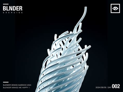 Blender Geometry Exercise Curve By Jeedoo On Dribbble