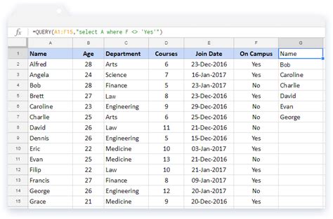 How To Use The Google Sheets QUERY Formula Sheetgo Blog