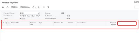 Release Payment Adding New Column Community