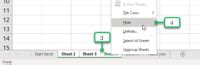 How To Hide Worksheets And Tabs In Excel With Password