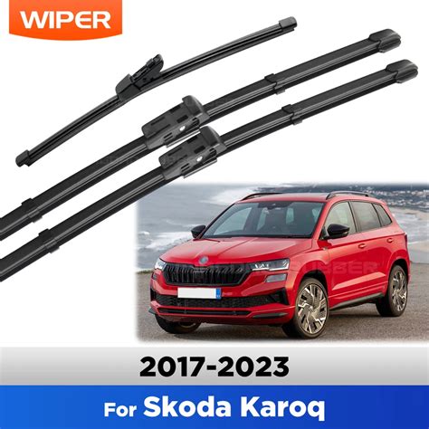 Para Skoda Karoq 2017 2023 2018 2019 2020 2021 2022 Limpiaparabrisas