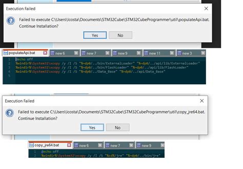 Stm32cubeprogrammer Problem With Installation W
