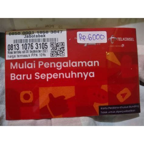 Jual Kartu Nomor Telkomsel Shopee Indonesia