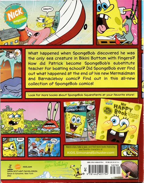 Spongebob Squarepants Comic Crazy Take 2 Fonts In Use