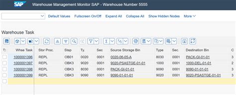 storage control in the replenishment sap community