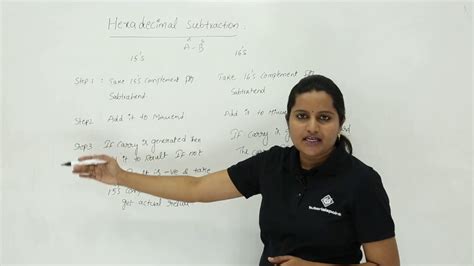 hexadecimal subtraction youtube