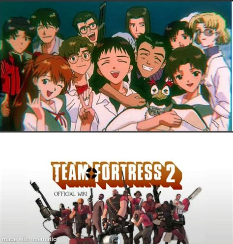 What Tf2 Merc Would The Eva Cast Main R Evangelion