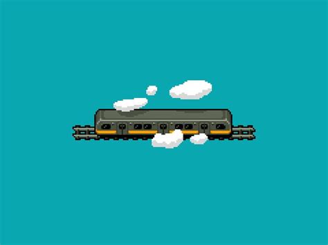 Pixel Art Train