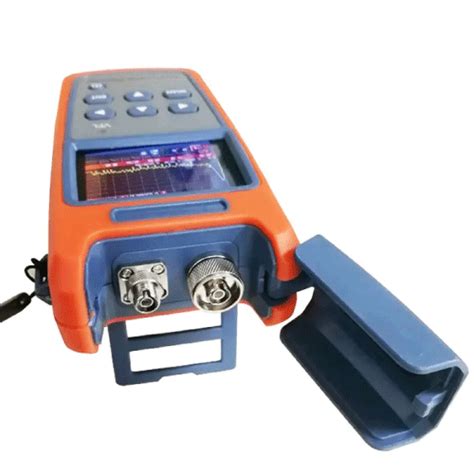 portable otdr with vfl and 22db dynamic range for fiber testing