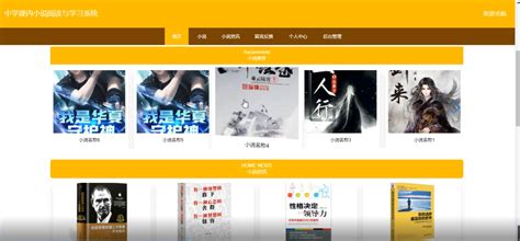 基于java中学课内小说阅读与学习系统设计实现 源码 lw 部署文档 讲解等 csdn博客