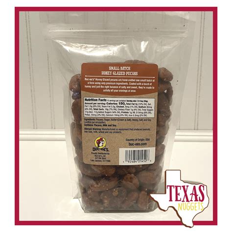 Buc Ees Small Batch Honey Glazed Pecans Texas Nuggets