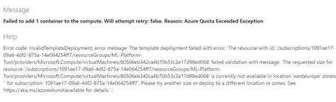 Unwarranted Error In Azure Databricks Requested Vm Size Not Available Microsoft Qanda
