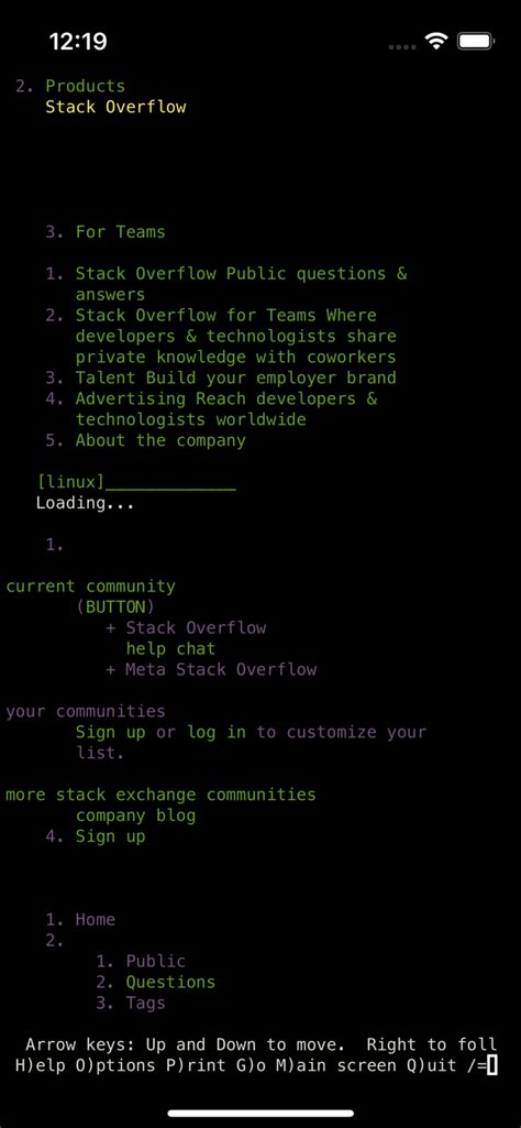 Terminal “web” Browser Concept Rneovim