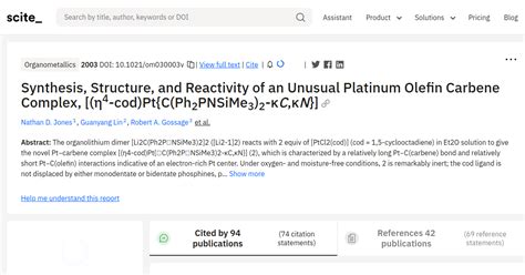 Synthesis Structure And Reactivity Of An Unusual Platinum Olefin