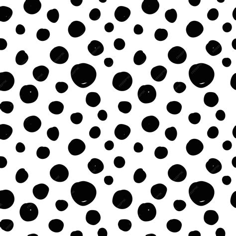 Premium Vector Geometrical Background With Uneven Circles Abstract Round Seamless Pattern